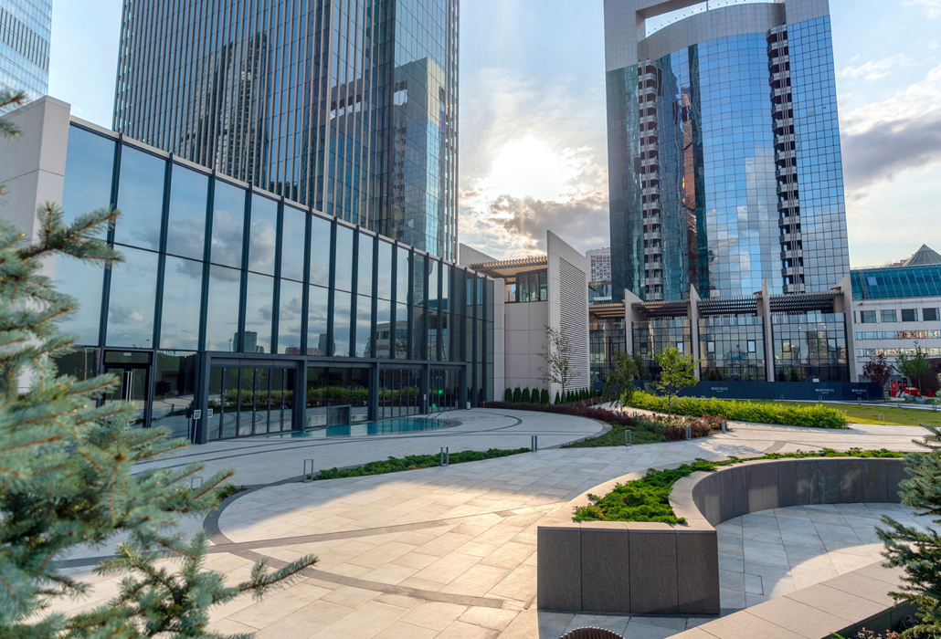 Aqua Arc is a waterfront residential complex on the man-made island of ...