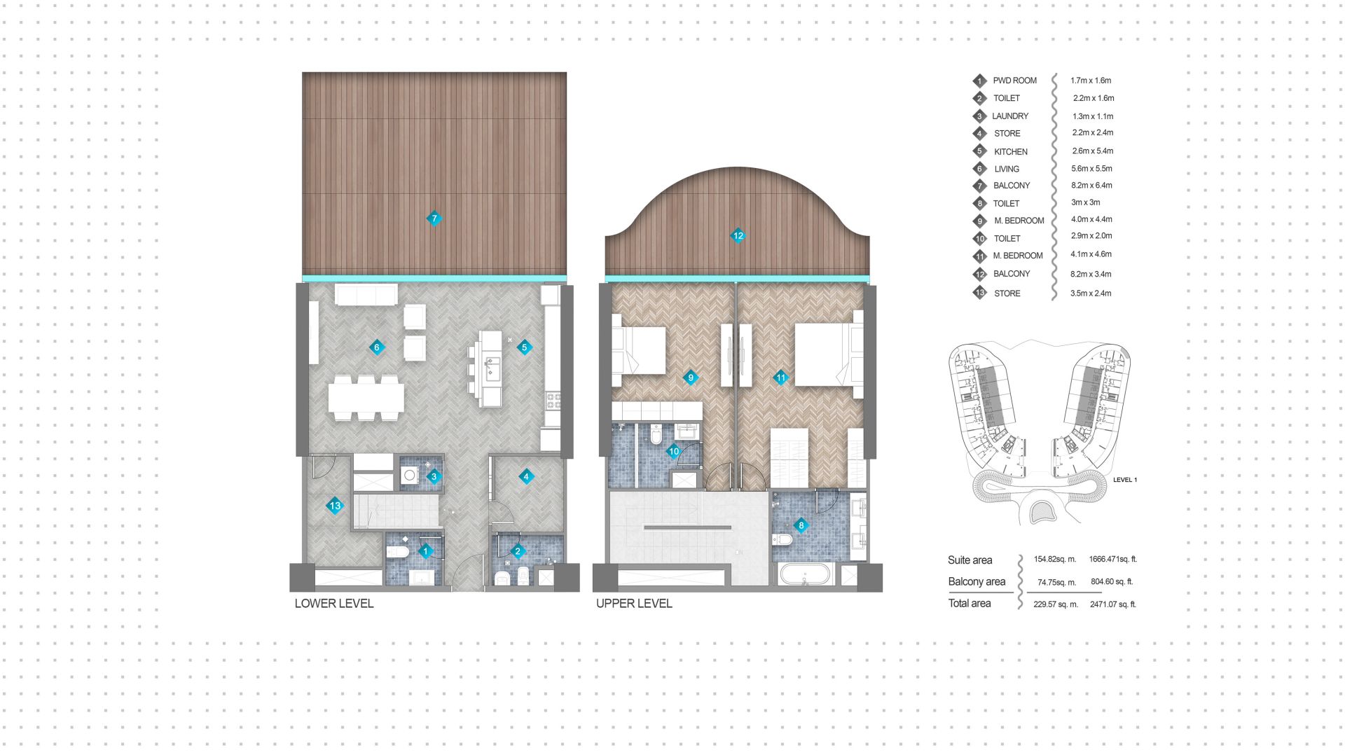 Aqua Arc is a waterfront residential complex on the man-made island of ...