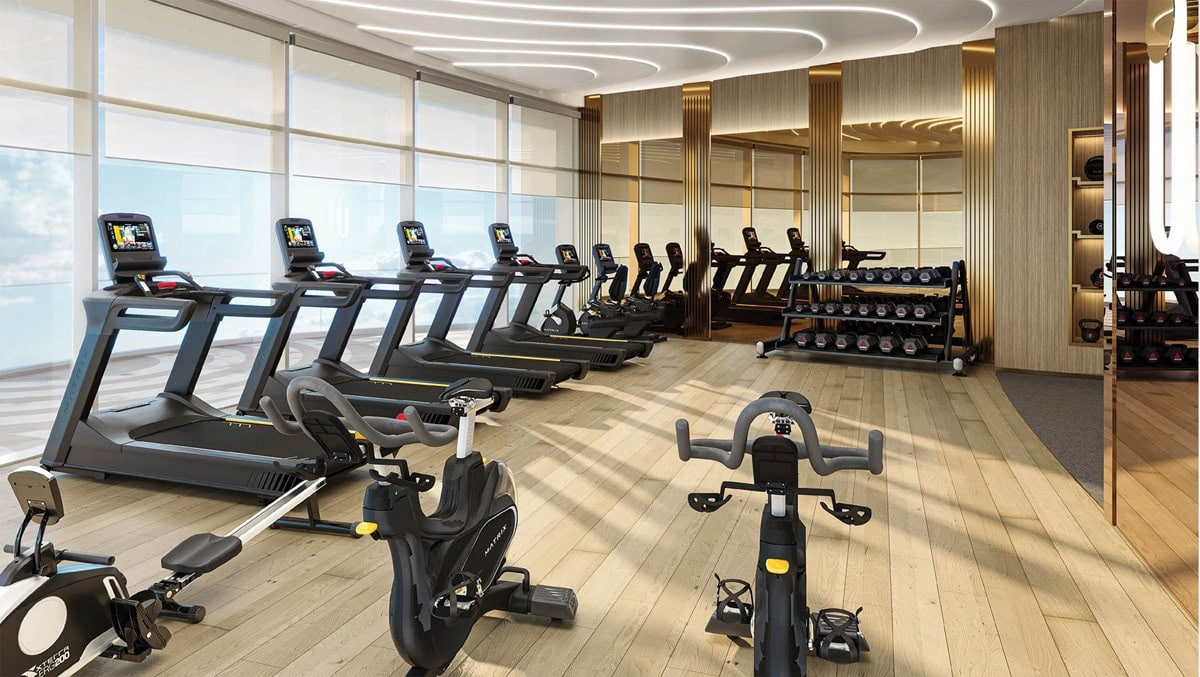 Aqua Arc is a waterfront residential complex on the man-made island of ...