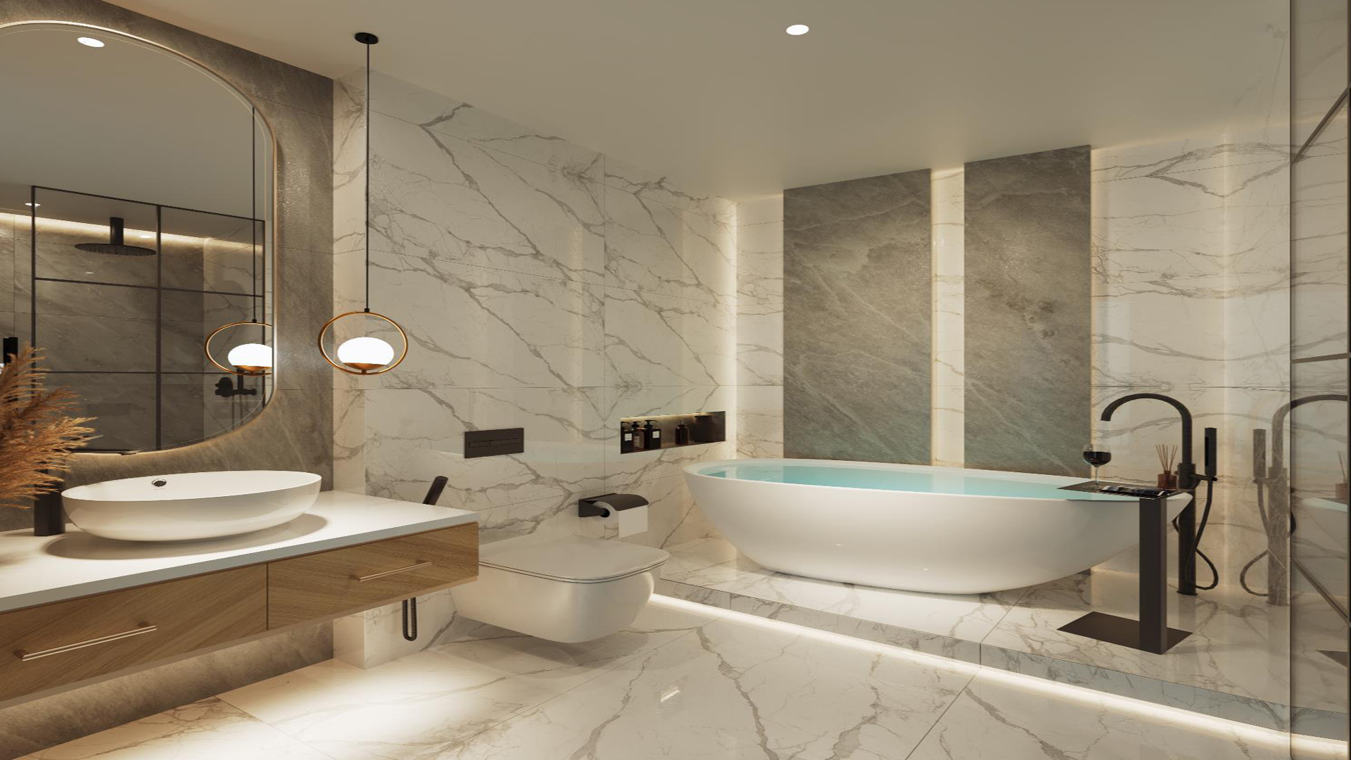 Aqua Arc is a waterfront residential complex on the man-made island of ...