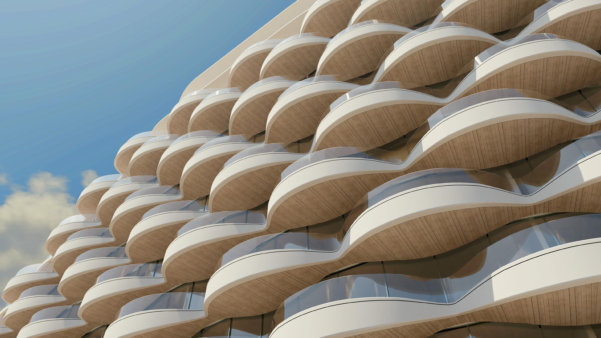 Aqua Arc is a waterfront residential complex on the man-made island of ...